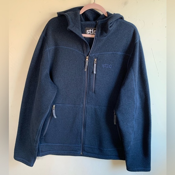 Stio | Jackets & Coats | Stio Mens Full Zip Sweater Jacket Wilcox ...